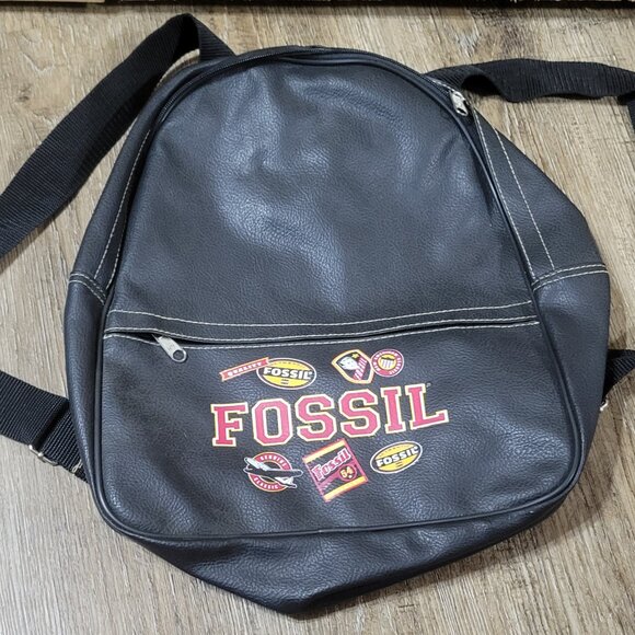 Fossil | Bags | Vintage Fossil Leather Backpack | Poshmark